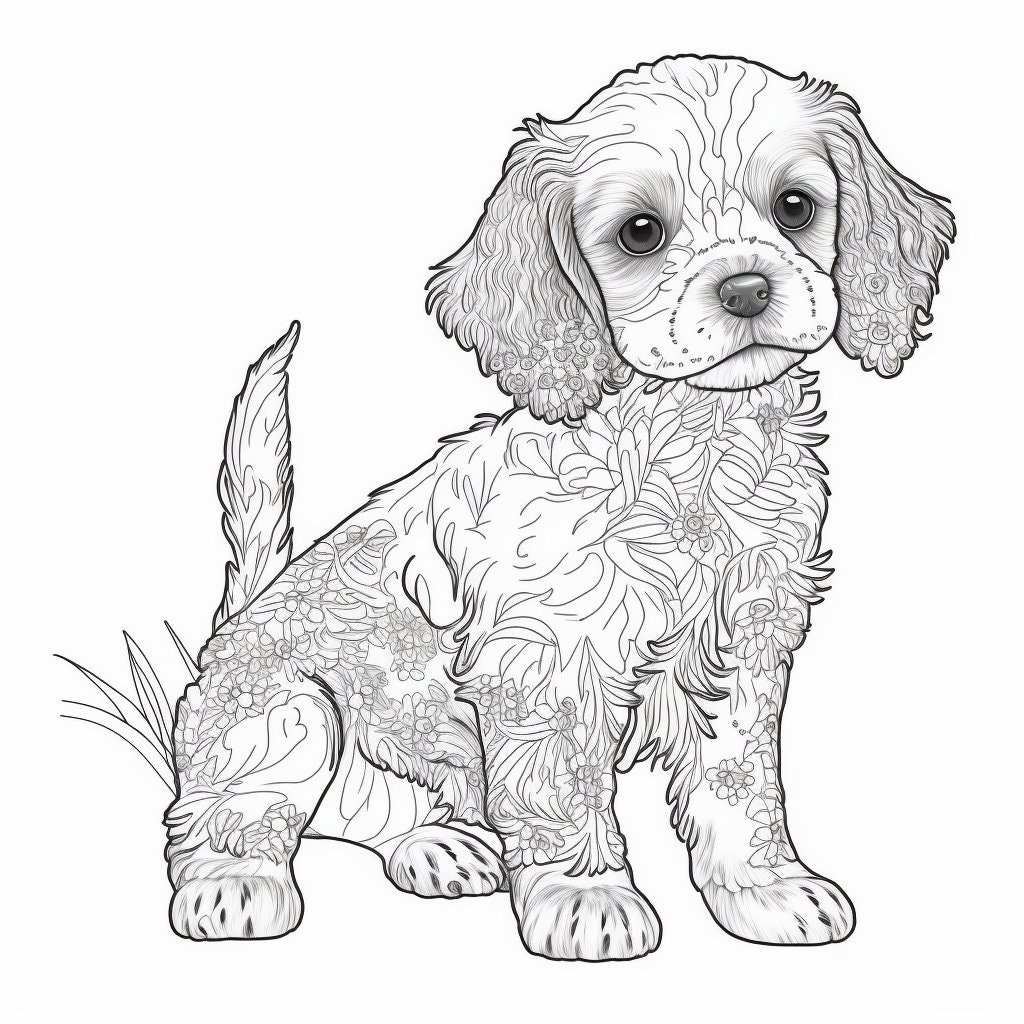 Dog Collection 30 Page Coloring Pages Printable Variety Coloring Pages ...