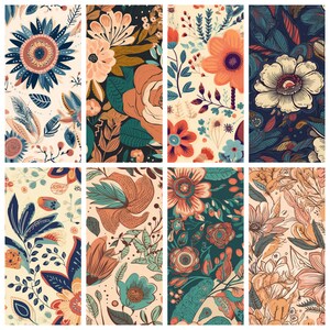 1000 Piece MEGA Bundle, Boho Chic Clipart, Boho Digital Paper, Boho ...