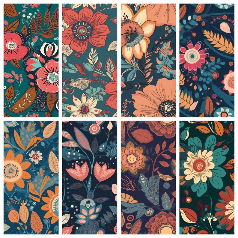 500 Piece MEGA Bundle, Boho Chic Clipart, Boho Digital Paper, Boho ...