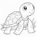 Turtle Collection 50 Page Coloring Pages Printable Variety Coloring ...