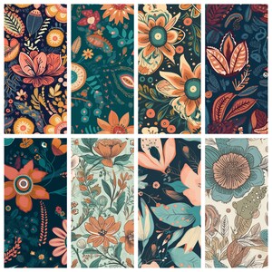 500 Piece MEGA Bundle, Boho Chic Clipart, Boho Digital Paper, Boho ...