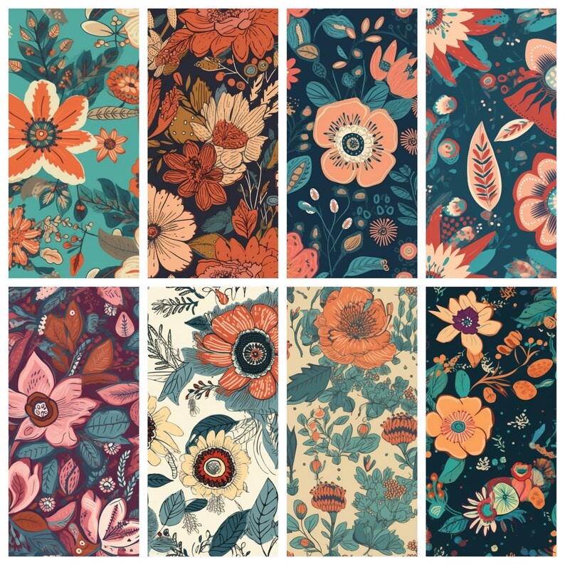 1000 Piece MEGA Bundle, Boho Chic Clipart, Boho Digital Paper, Boho ...