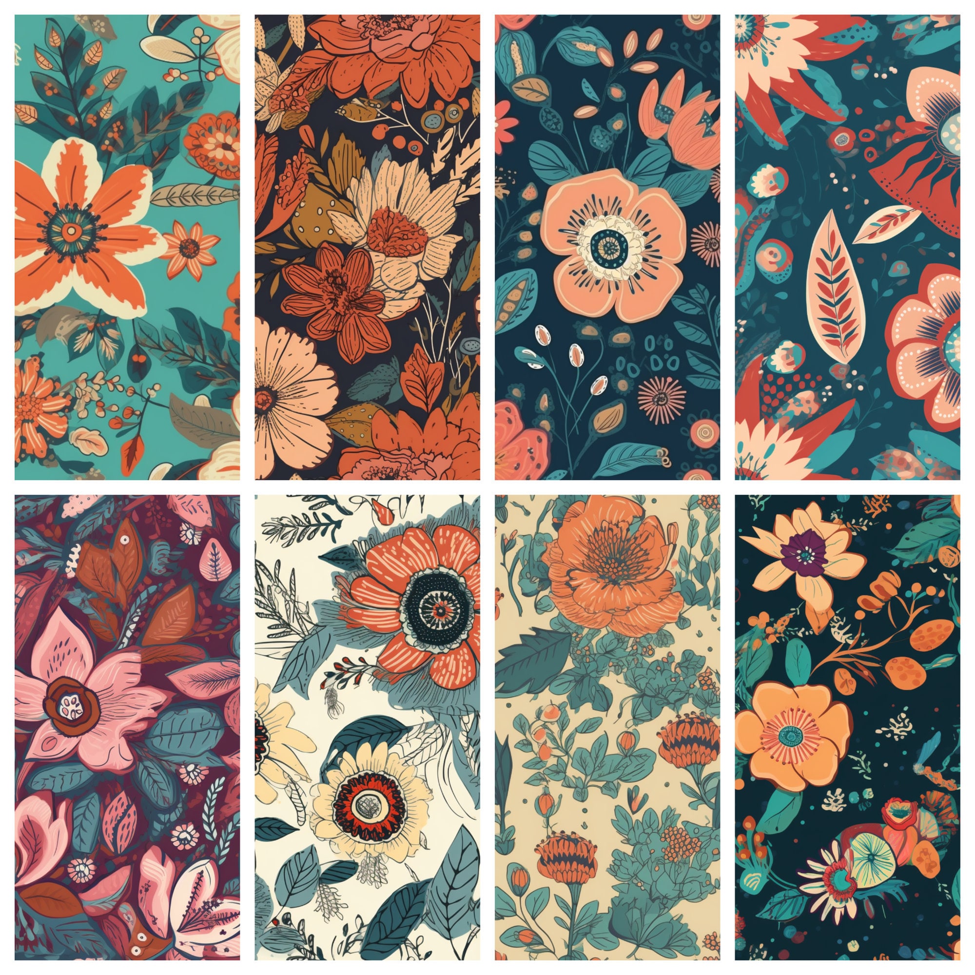 1000 Piece MEGA Bundle Boho Chic Clipart Boho Digital Paper - Etsy