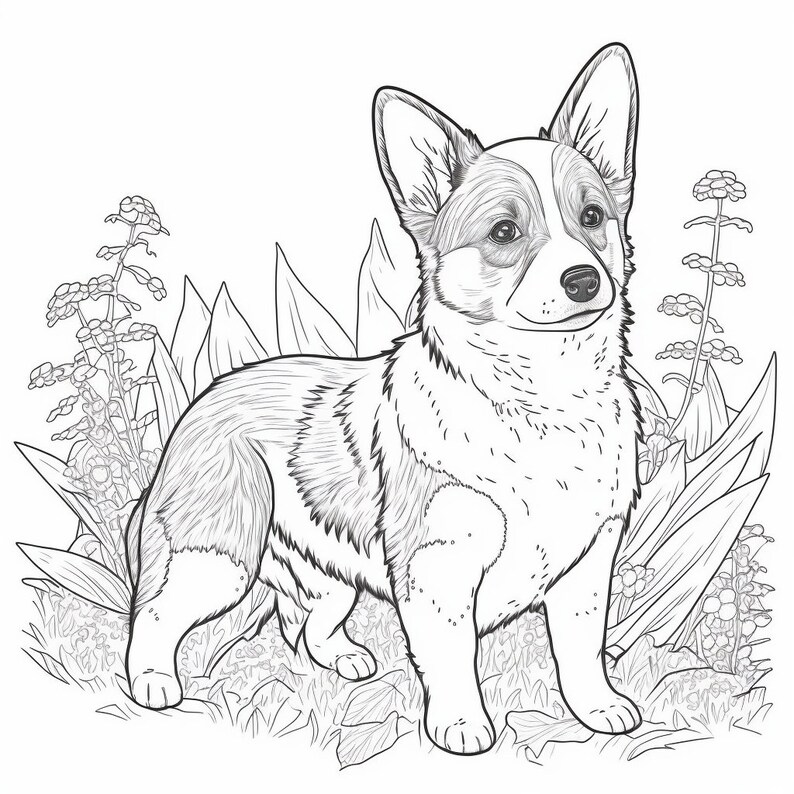 Dog Collection 30 Page Coloring Pages Printable Variety Coloring Pages ...