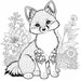 Fox Collection 50 Page Coloring Pages Printable Variety Coloring Pages ...