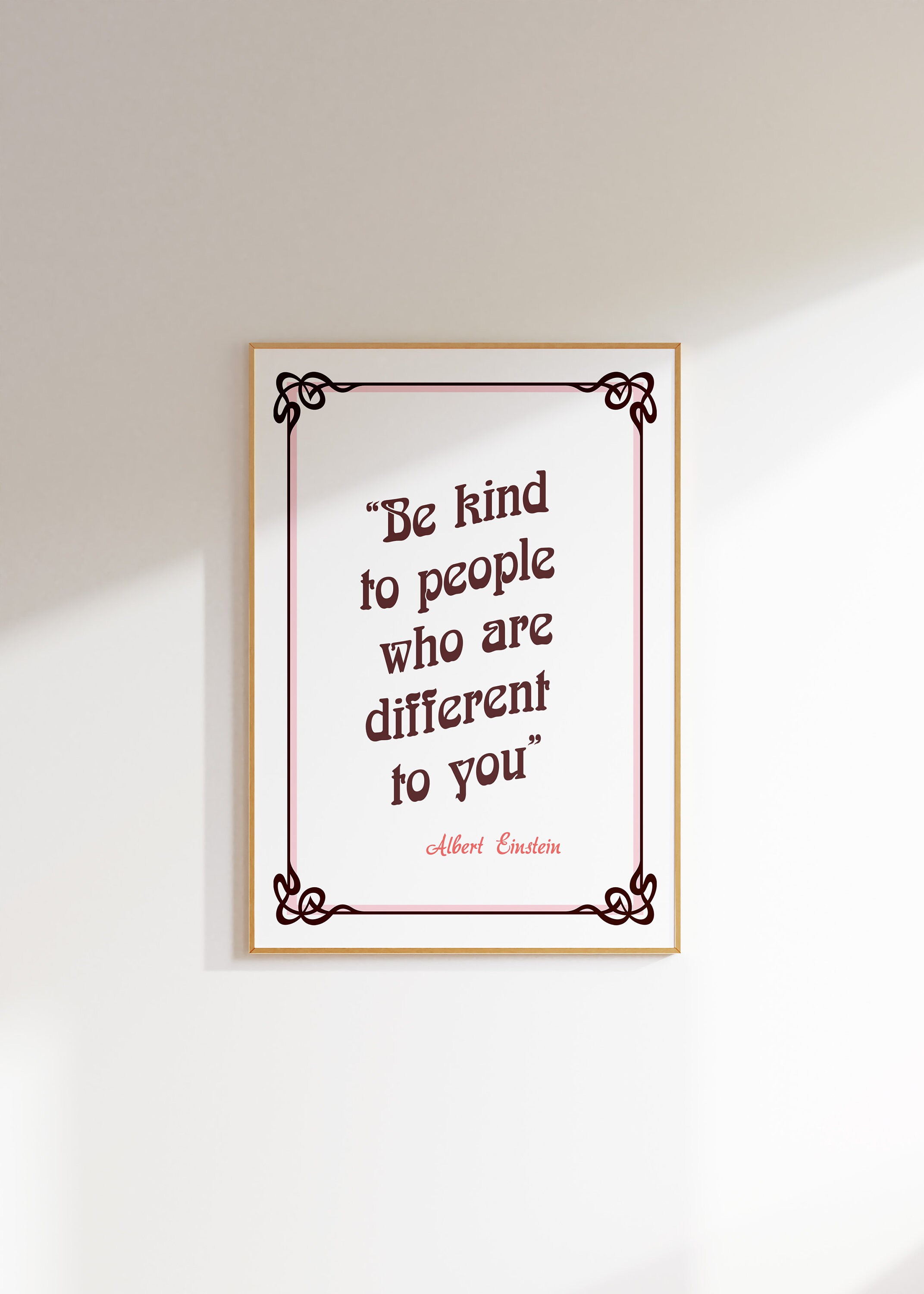 Printable Wall Art, Kindness Poster, Trendy Bar Art, Digital Print, Art ...