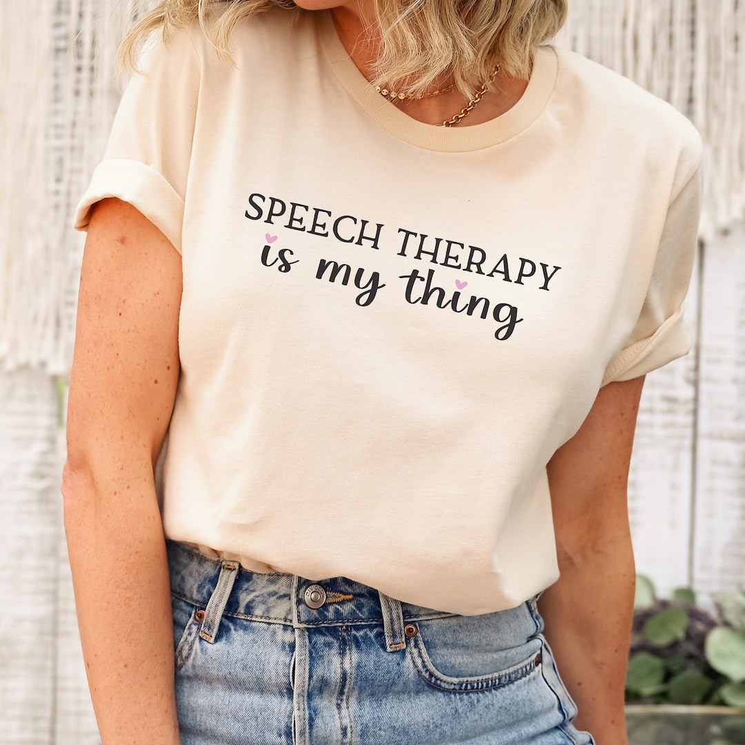 Speech Therapy Shirt, Speech Therapist Shirt, Speech Teacher Shirt. SLP ...