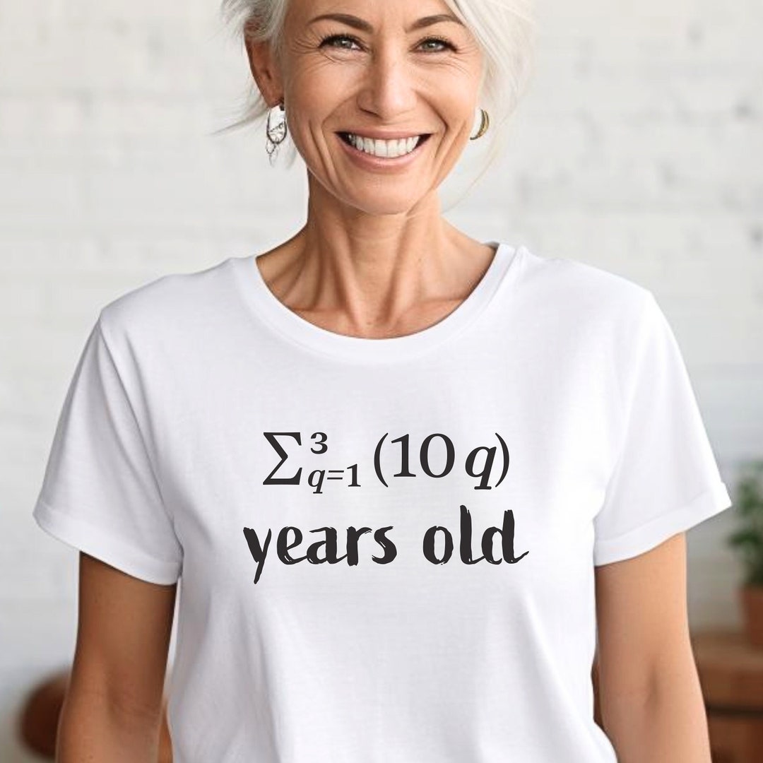 60th Birthday Shirt, Math Shirt, 60th Birthday Gift, Gift for Math ...