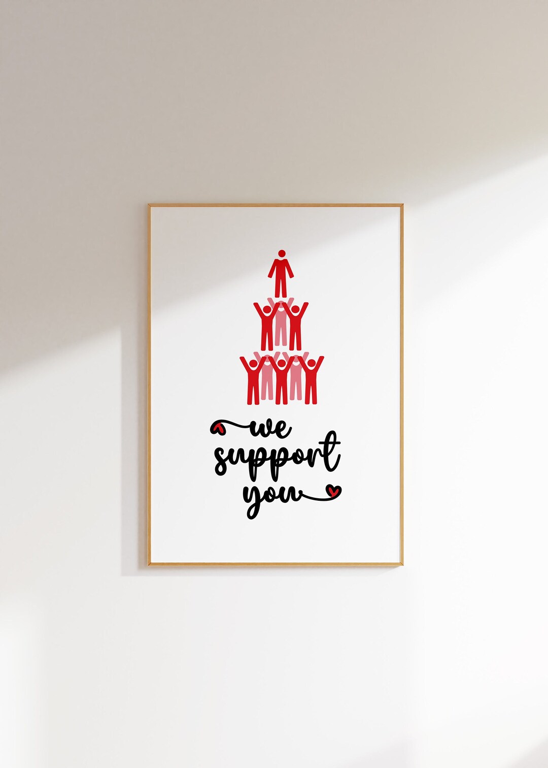 Digital Downloadable Print, Support Picture, Co-worker Gift, Emotional ...