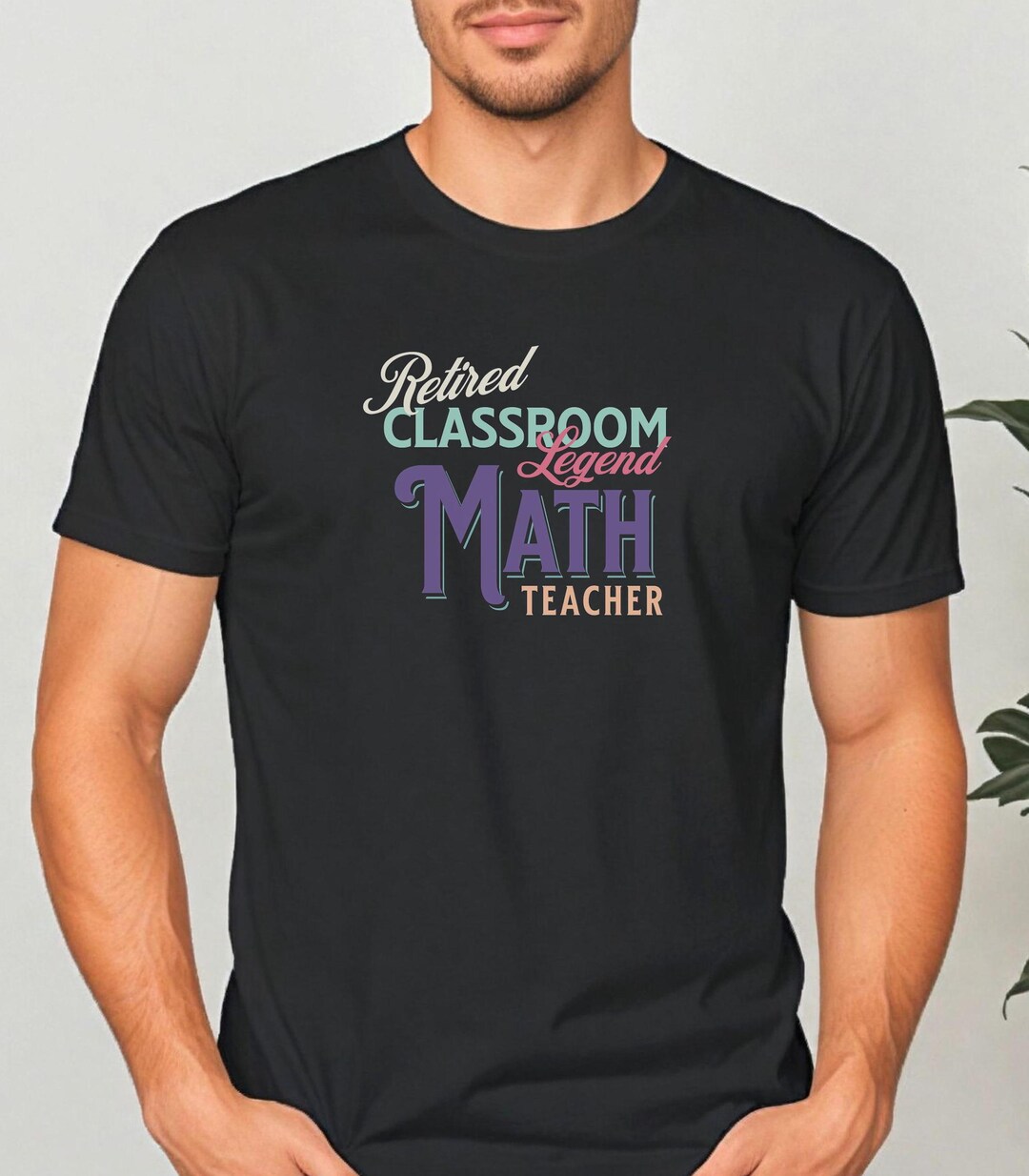 Retirement Gift for Math Teacher, Retired Math Teacher Tshirt, Retired ...