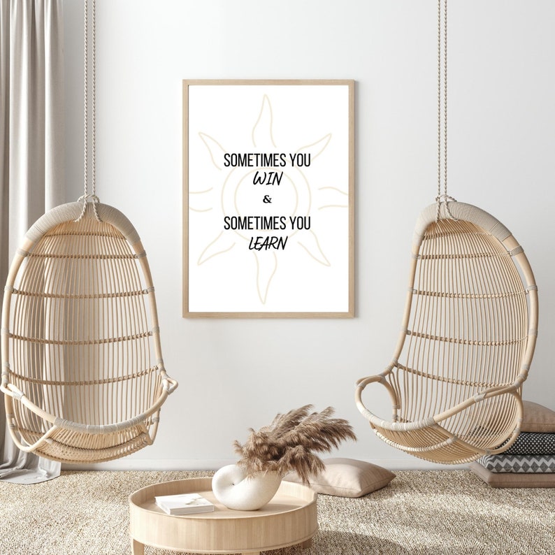 Positive Affirmation Printable, Minimalist Boho Poster, Big Wall Art ...