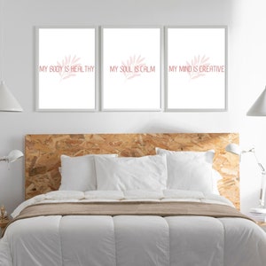 Positive Affirmation Posters, Motivational Wall Art Printable ...