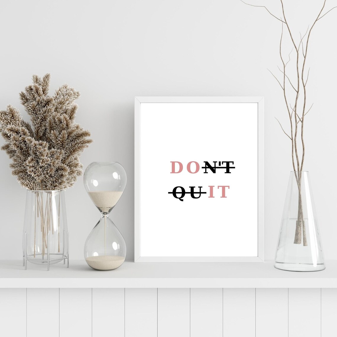 Motivational Wall Art Printable, Positive Affirmation Posters, Don't ...