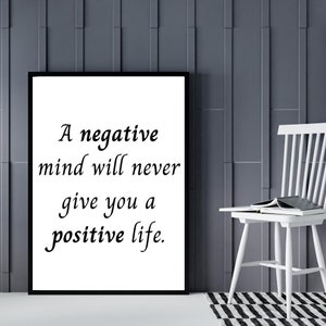 Positive Poster Prints, Office Motivational Wall Art Printable, Teen ...