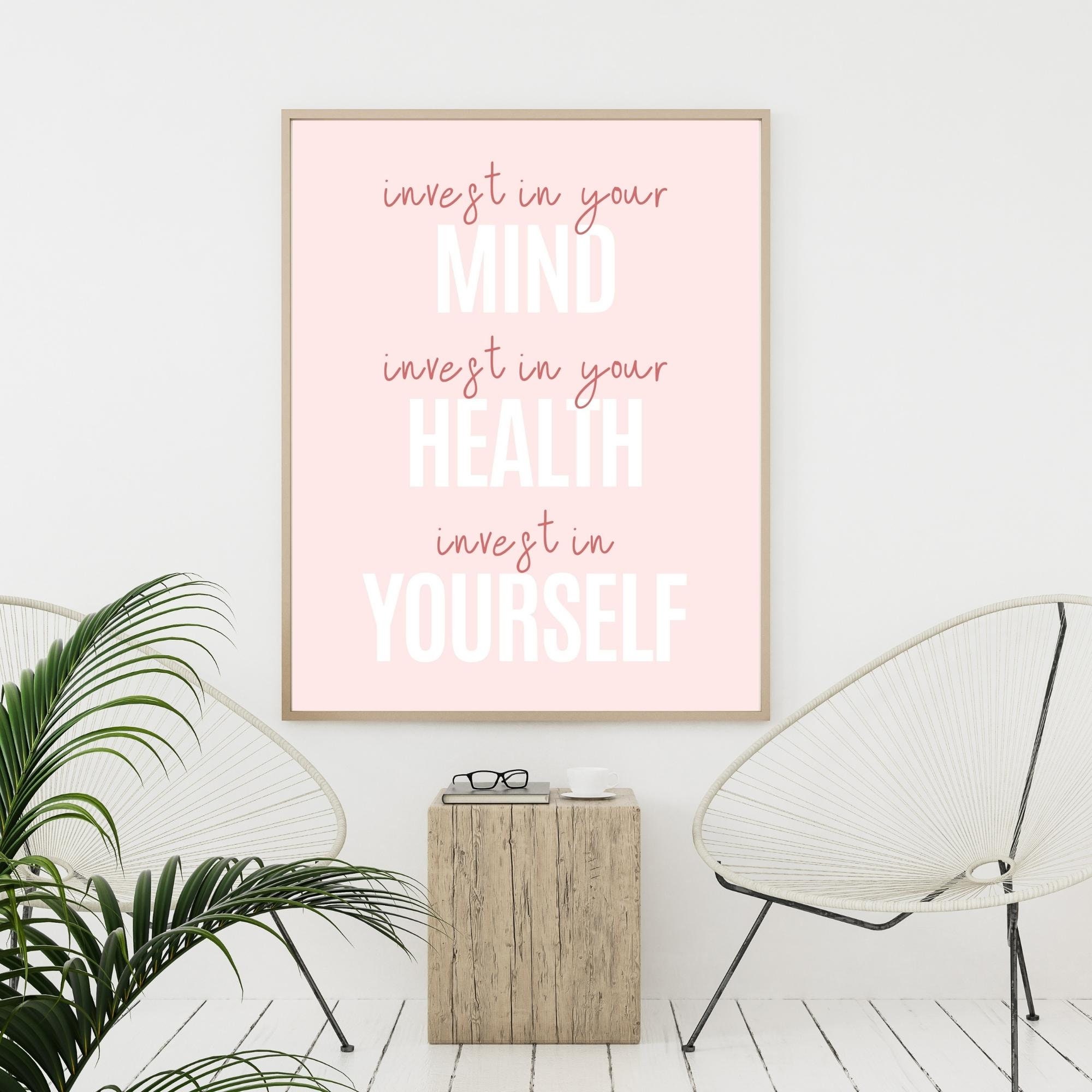 Positive Affirmation Posters, Inspirational Women Wall Art, Self Love ...