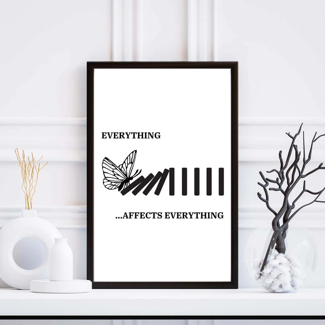 Butterfly Wall Art, Positive Affirmation Posters, Positive Quotes ...