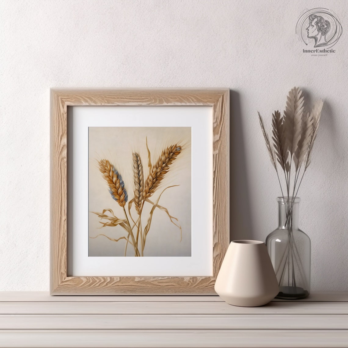 Wheat Wall Art, Farming Art, Farmhouse Decor, Wheat Print, Kitchen ...