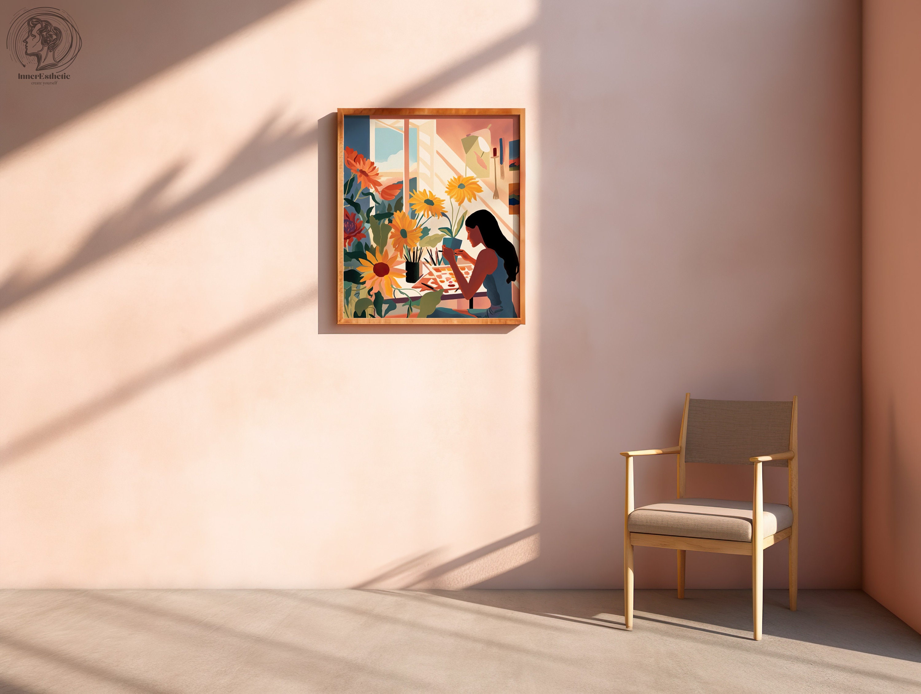 Georgia O'keeffe Inspired Wall Art Abstract Art Print - Etsy