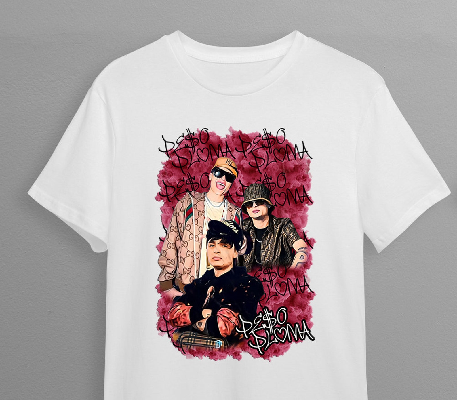 Peso Pluma T-shirt Playera Regional Mexicano Sinaloa Peso Pluma El ...