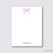Pink Ribbon Wavy Personalized Notecard Set | Baby Shower, Bridal ...