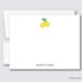 Personalized Note Cards Lemon Note Cards Lemon Gifts - Etsy