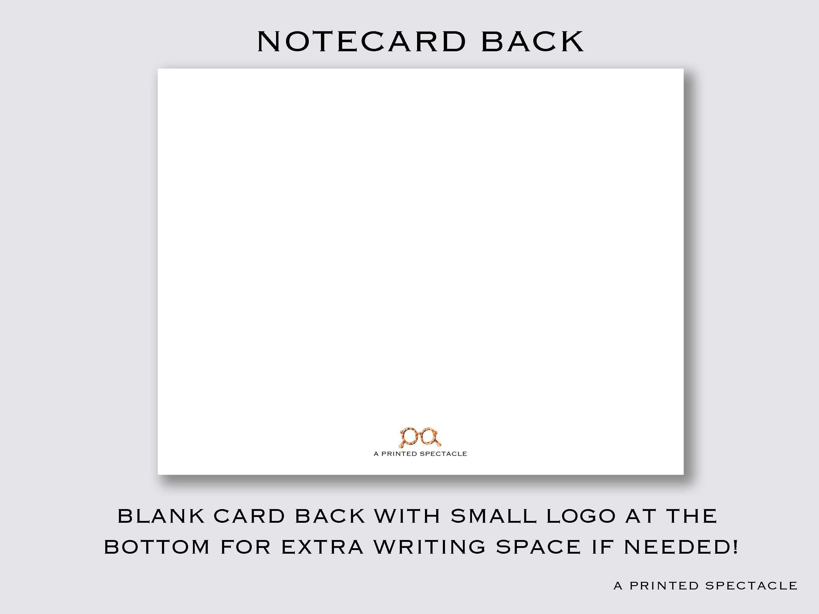 Teacher Personalized Notecard Set teacher Notecards, A Note From ...