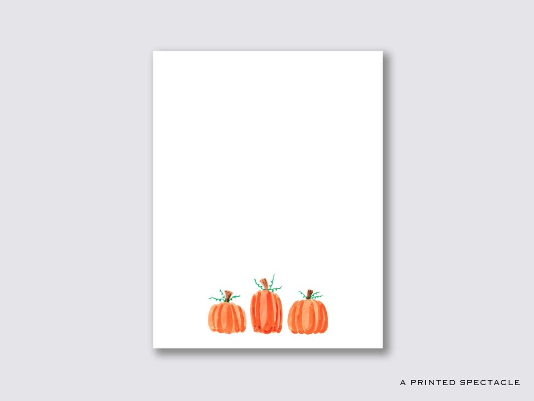 Pumpkin Notepad | Thanksgiving, Kids Notepad, Fall Notepad, Gift for ...