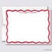 Pink Ribbon Wavy Personalized Notecard Set | Baby Shower, Bridal ...