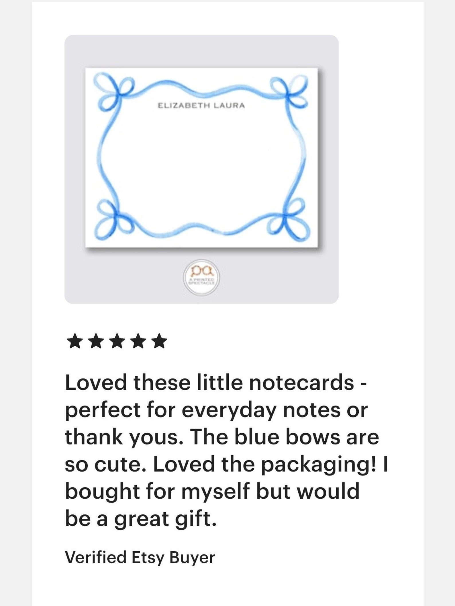 Pink Ribbon Wavy Personalized Notecard Set Baby Shower, Bridal ...