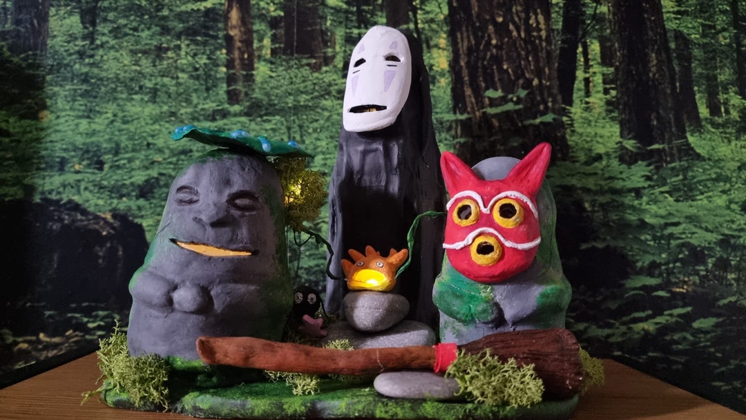 Studio Ghibli Garden Modeling Clay Figures - Etsy