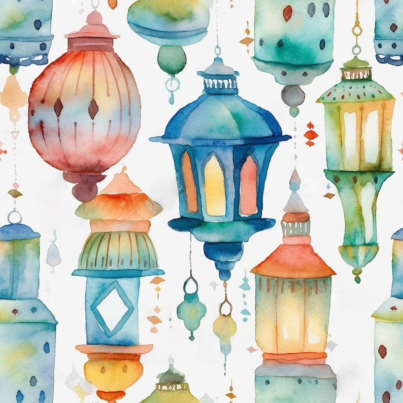 Seamless Pattern Pack, Moroccan Themed Patterns, Digital Paper - Etsy