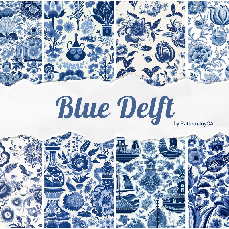Delft Wallpaper Peel and Stick - Etsy