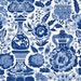 Seamless Pattern Pack, Blue Delft Pattern, Digital Paper - Etsy