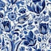 Seamless Pattern Pack, Blue Delft Pattern, Digital Paper - Etsy