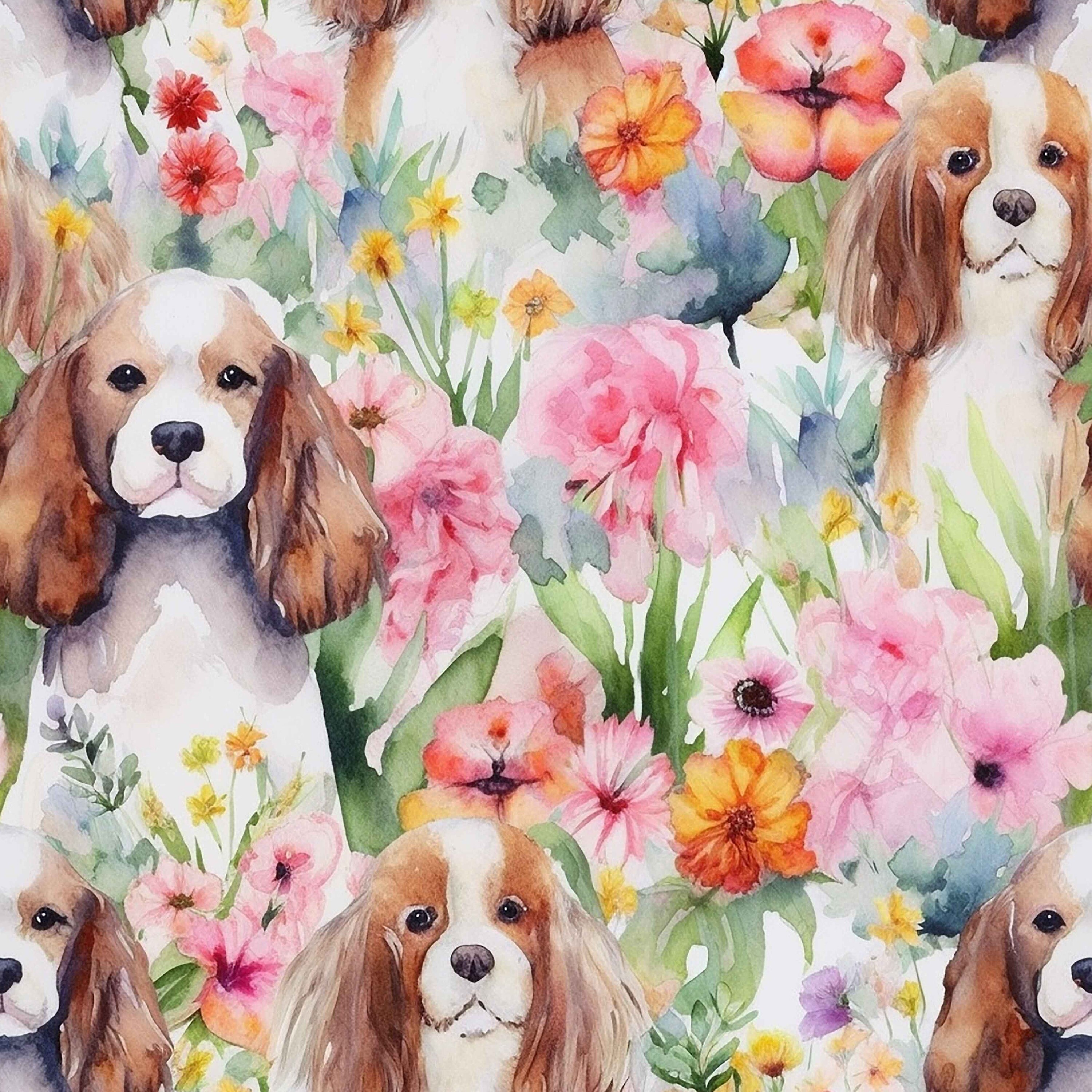 Seamless Pattern Pack, Dog Pattern, Digital Paper - Etsy