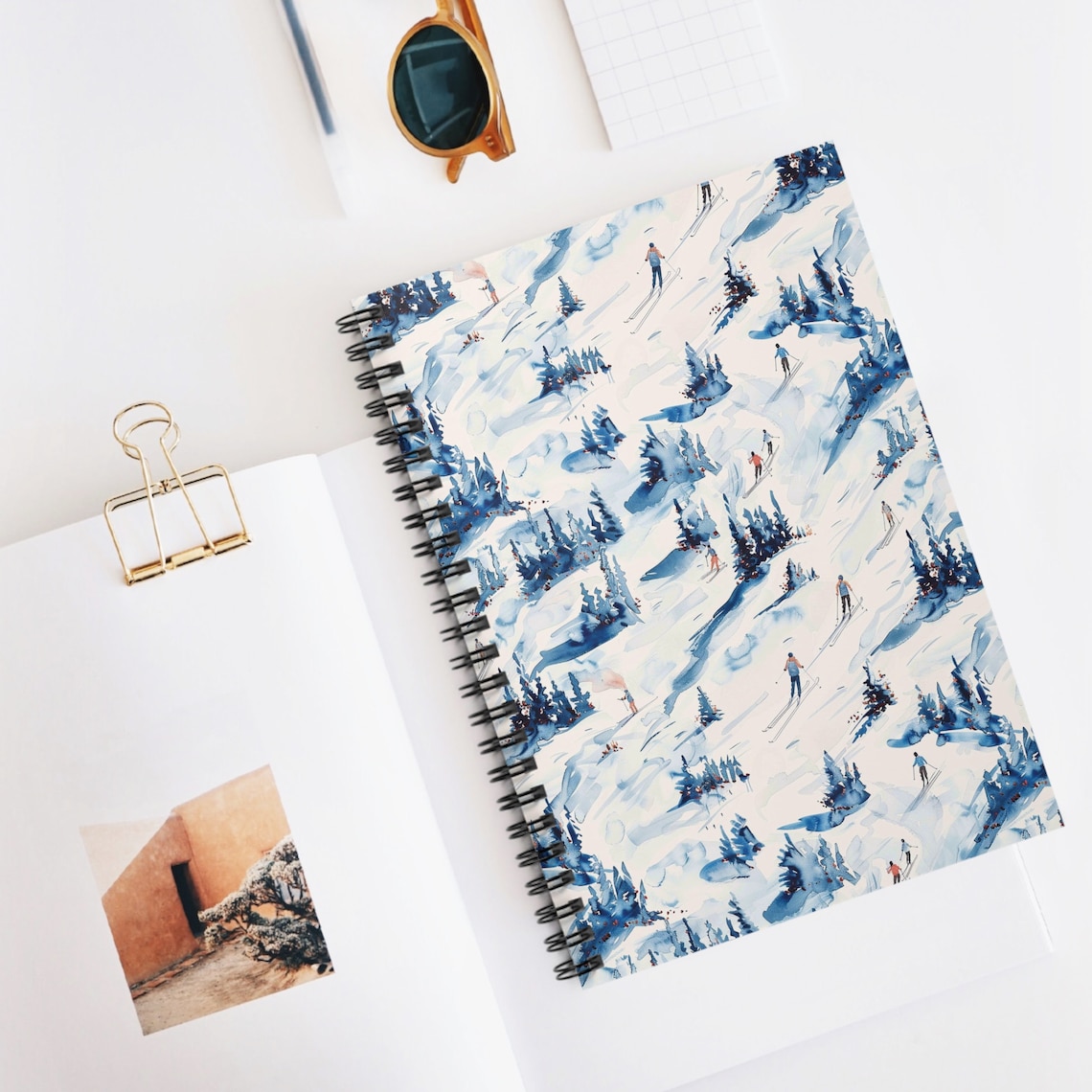 Seamless Pattern Pack, Skiing Seamless Patterns, Ski Vacation ...