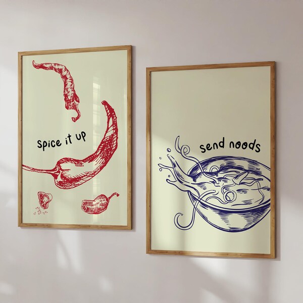 Kitchen Prints - Etsy UK