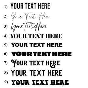 Custom Text Print Create Your Own Wall Art Your Text or Quote Here ...