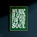 Music Print, Retro Music Wall Art, Soul Music Print, Colourful Music ...