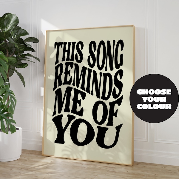 Song Lyrics Wall Art - Etsy