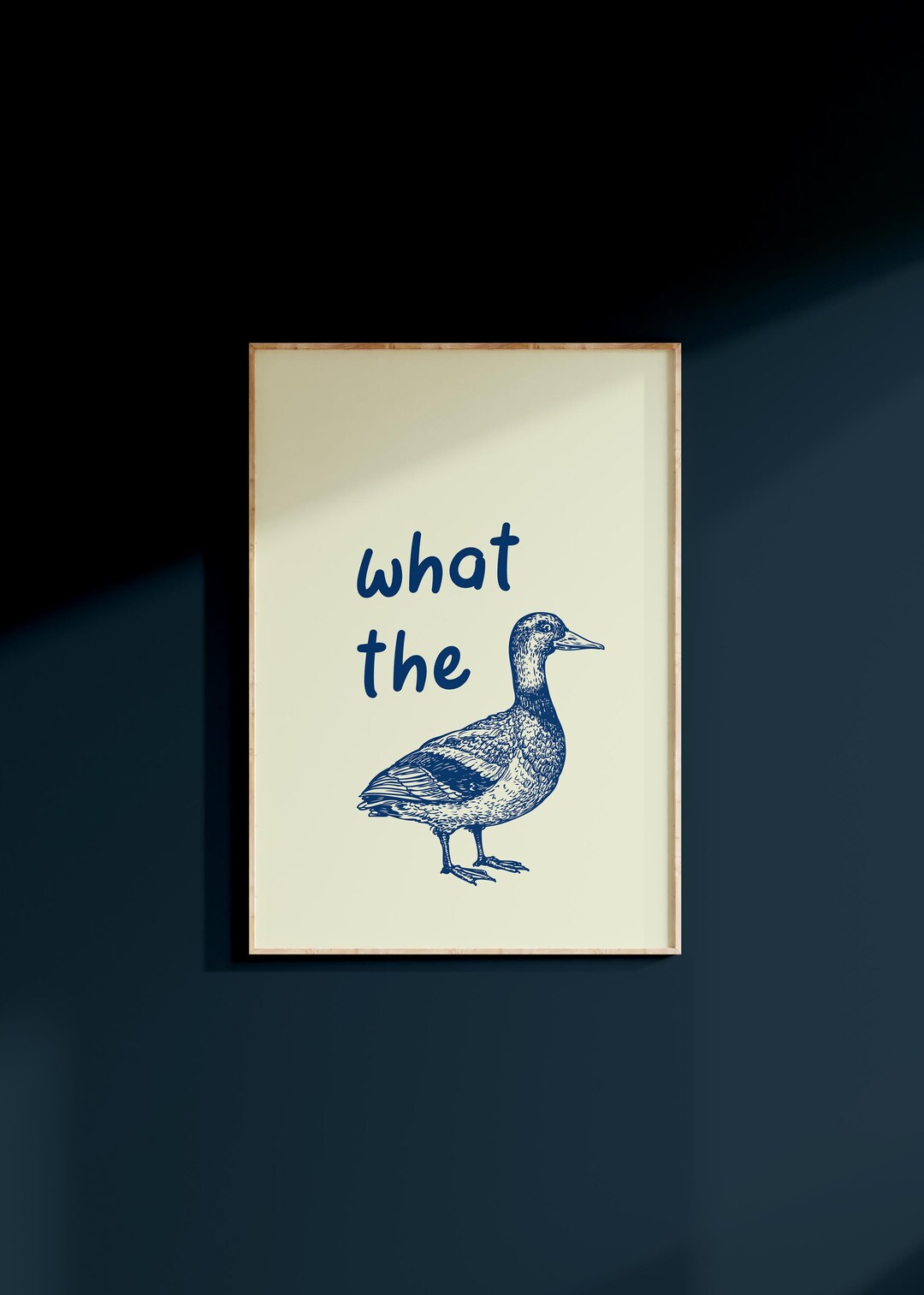 What the Duck - Funny Quote Print - Kitchen Prints - Kitchen Poster ...