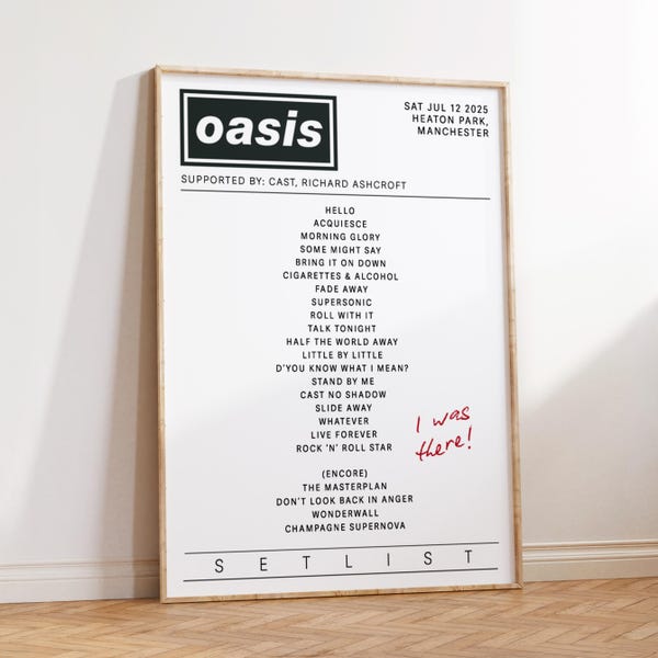 Gig Posters - Etsy UK