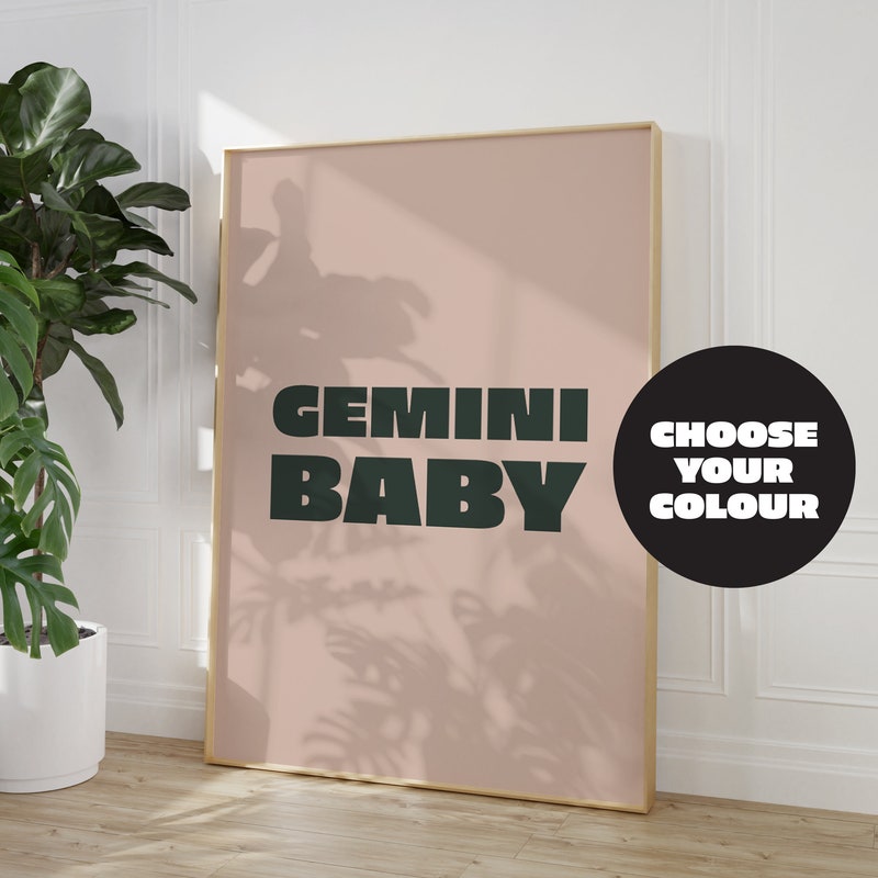 Gemini Art - Etsy