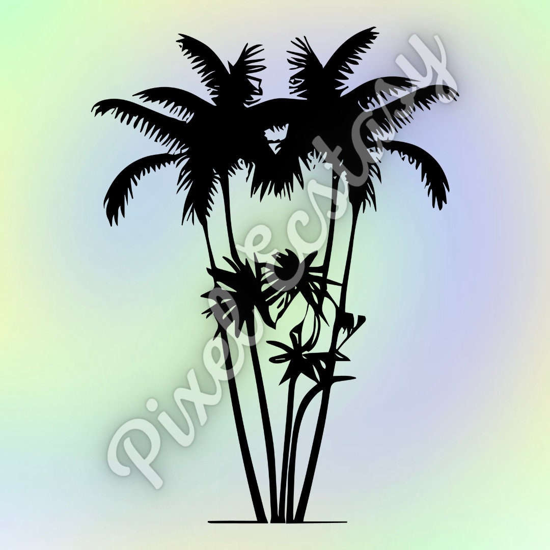 101 Palm and Cactus Tree SVG PNG Mega Bundle Botanical - Etsy