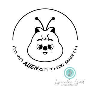 Stray Kids "alien" Lyric and Han Quokka - Etsy