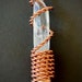 Electroculture Copper Antenna: Quartz Crystal, Tensor Ring Weave (35cm ...