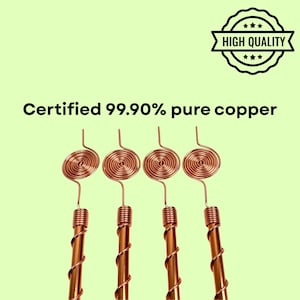 Tesla 369 Copper Electroculture Antennas (4-pack) – Soil Energy ...