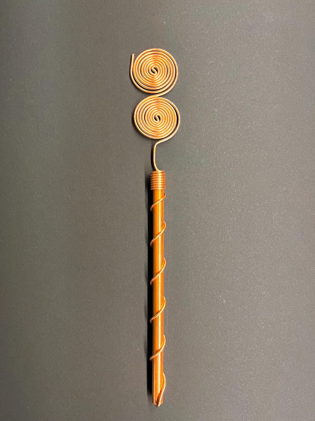 Double Spiral Tesla Electroculture Antenna Pure Copper Energy Rod for ...