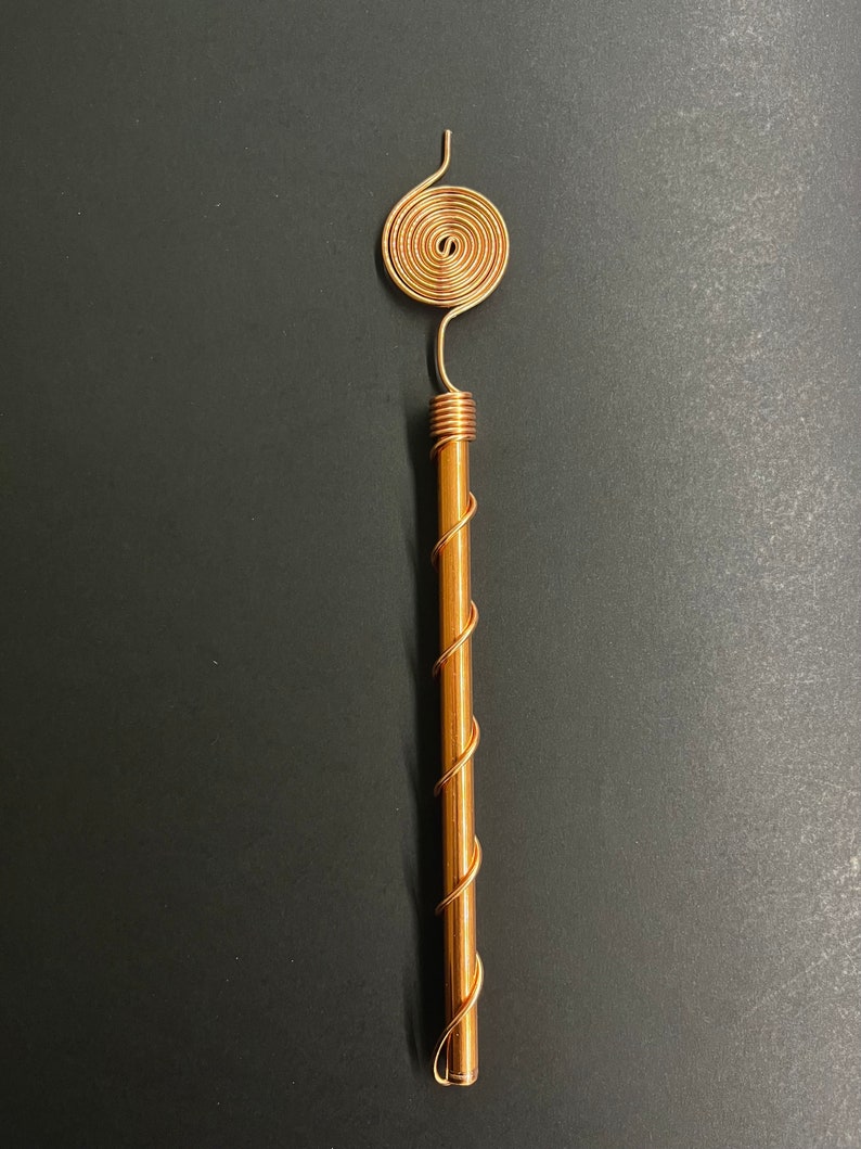 Single Tesla's Resonance Copper Spiral 369 Electroculture Antenna ...