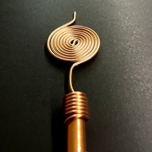 Single Tesla's Resonance Copper Spiral 369 Electroculture Antenna ...